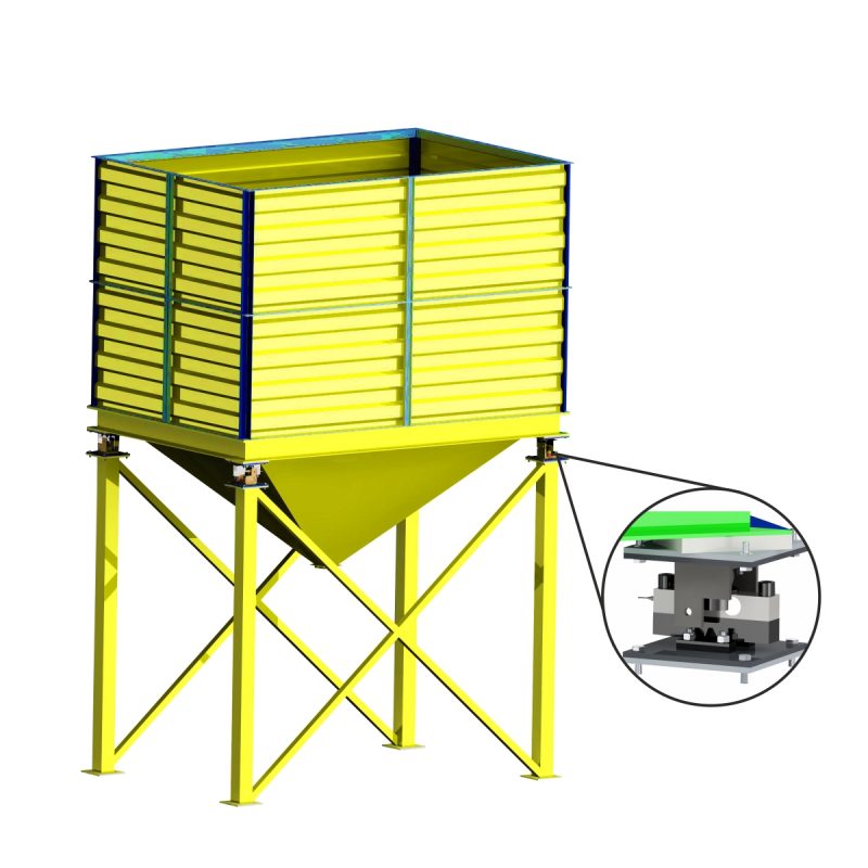 Load Cell with Silo - Choyal | Emery Stones | Flour Mill Turnkey Solutions